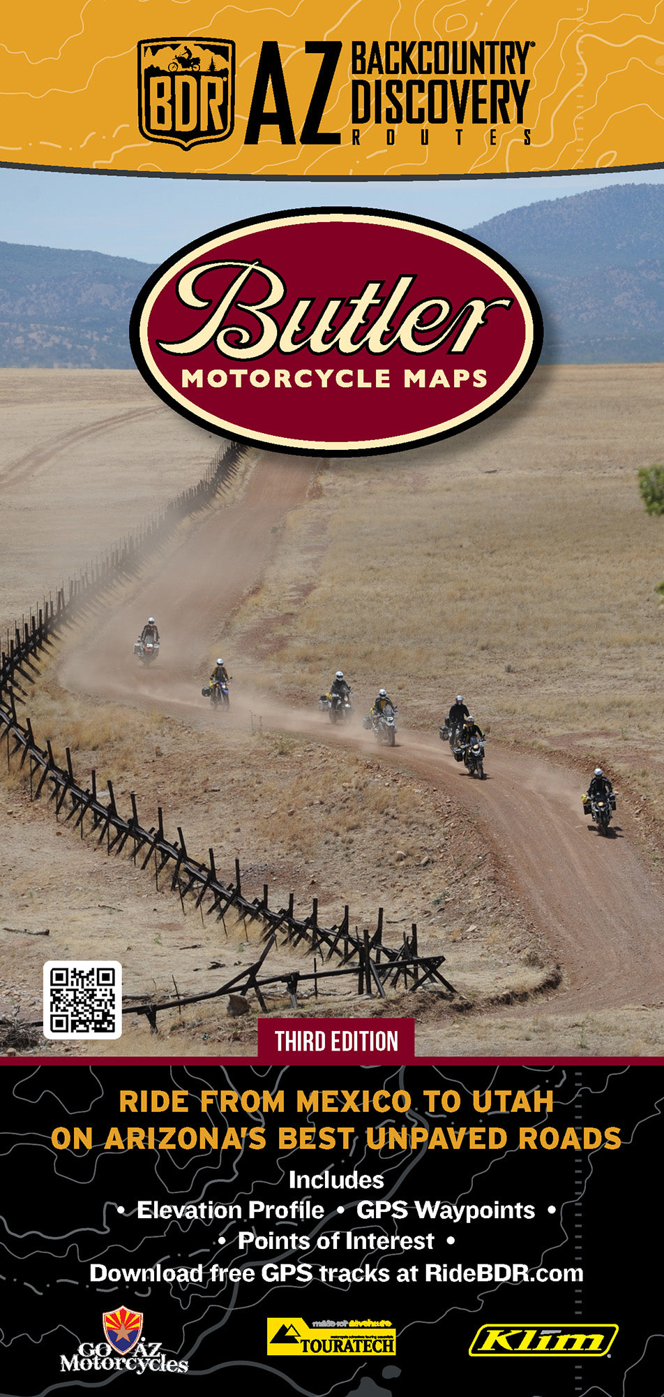 Arizona Backcountry Discovery Route (AZBDR) Map – V3 – The Adventure Source